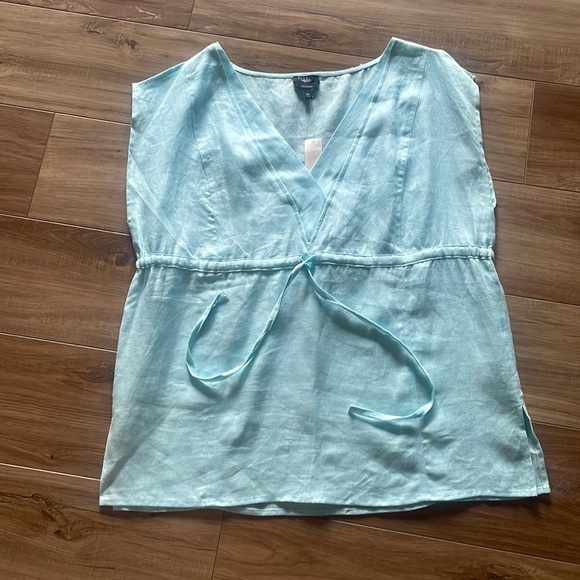 Talbots | Tops | New With Tags Talbots Baby Blue Tank Made From Pure ...